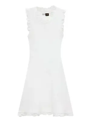 LOEWE LOEWE Ruffled Anagram Mini Dress