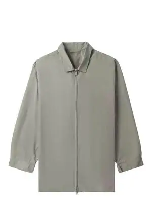 Fear Of God Cotton Blend Logo Patch Jacket - Grey