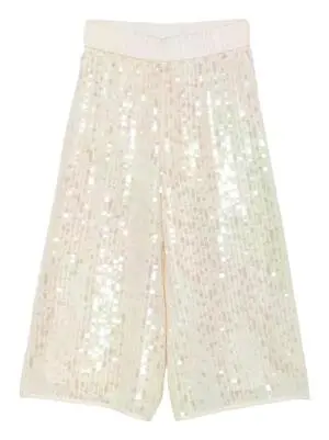 Peserico Sequin Embellished Trousers - Neutrals