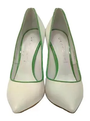 Casadei Blade Piping Pumps - Neutrals