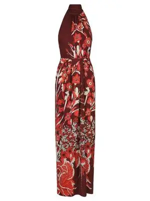 Johanna Ortiz Sac Currents Floral-print Dress - Red