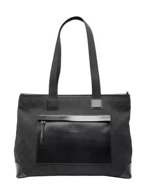 Gucci Gg Canvas Tote Bag - Black