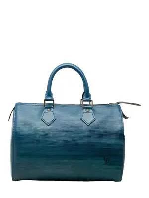 LOUIS VUITTON Epi Speedy 25 Boston Bag - Blue