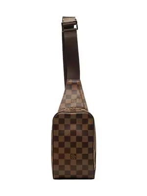 LOUIS VUITTON Damier Ebene Geronimos Crossbody Bag - Brown