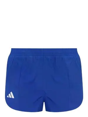 Adidas Adizero Logo-print Shorts - Blue