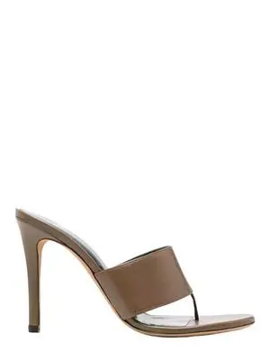 JUDE Snug Thong-strap Sandals - Brown