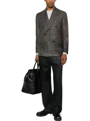 Tagliatore Tailored Trousers With Pressed Creases - Grey