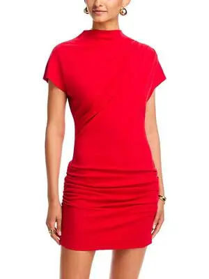 Line & Dot Archer Mini Dress - Red