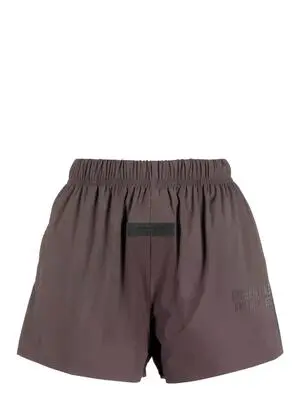 Fear Of God Logo-print Drawstring Shorts - Brown