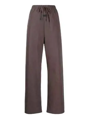 Fear Of God Logo Patch Drawstring Waist Trousers - Brown