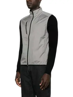 Rlx Ralph Lauren High-neck Zip-up Gilet - Grey