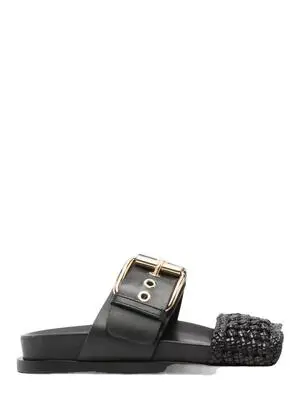Agl Cristina Crochet Sandals - Black