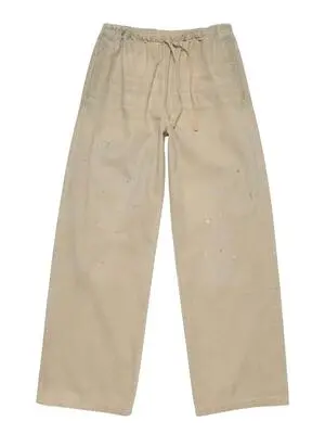Acne Studios Washed Twill Trousers - Beige