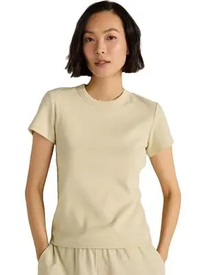 HAVEN WELL WITHIN Organic Cotton Short Sleeve Tee - Celery Leaf