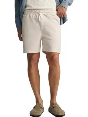 MAVI Woven Drawstring Shorts - Lunar Rock