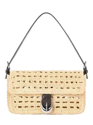STAUD STAUD Harlow Raffia Shoulder Bag