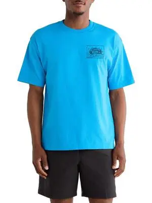 VANS Bright Day Cotton Graphic T-shirt - Bright Azure