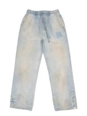 AMIRI Amiri Distressed Denim Drawstring Trousers