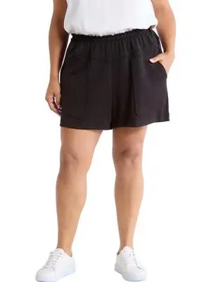 Wit & Wisdom Wit & Wisdom High-Rise Skyrise Shorts With V-Yoke Black