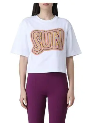 Sportmax Crochet-embroidered Cotton T-shirt - Multicolor