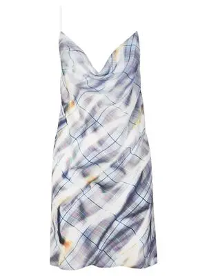 Y/project Sleeveless Printed Dress - White