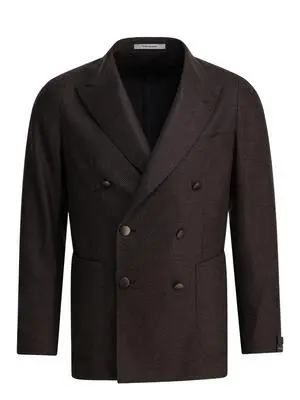 Tagliatore Double-breasted Tailored Blazer - Brown