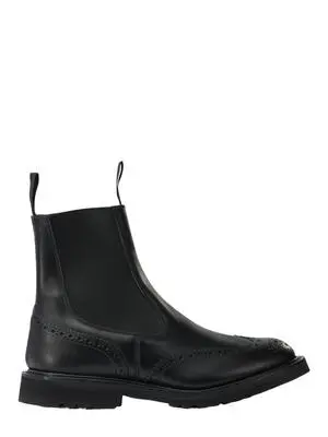 TRICKER'S Henry Ankle Boots With Brogue Detailing - Black