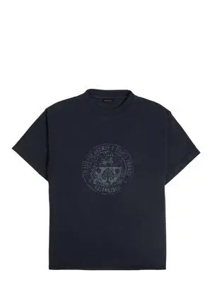 Balenciaga Emblem T-shirt Black