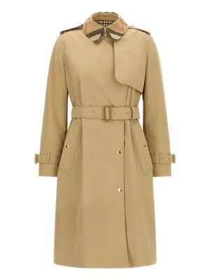 Burberry Belted Waist Trench Coat - Beige