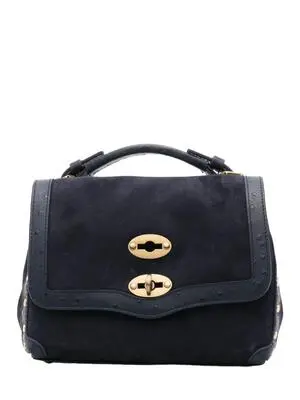 ZANELLATO Postina Zashmere Baby Leather Handbag - Blue