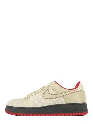 Nike Force 1 Premium "china" Low Top Sneakers - Creamyellow/black/red