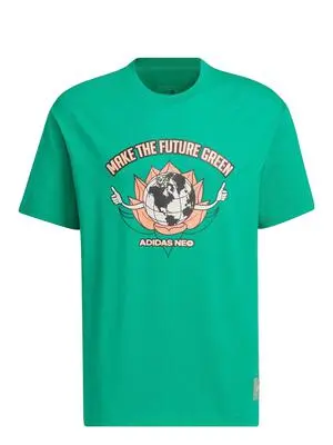 Adidas Neo City Escape T-shirts Asia Sizing - Green