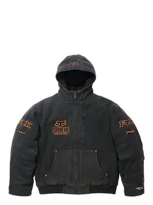 Supreme X Fox Racing Hooded Work Jacket - Black
