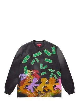 Supreme All Dogs Go To Heaven Long-sleeve T-shirt - Night