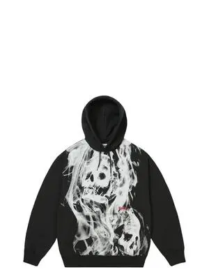 PALACE Smoked Hooded Sweatshirt - Black