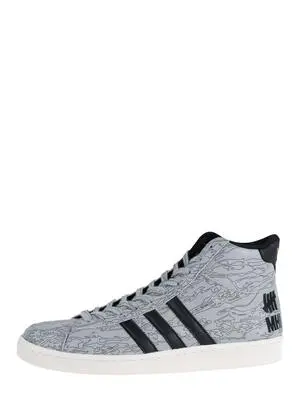 Adidas X Jabbar Mid X Undefeated Maharashi High Top Sneakers - Black/core White/orange