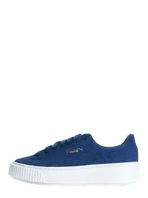 PUMA Suede Platform Sneakers - Blue/white