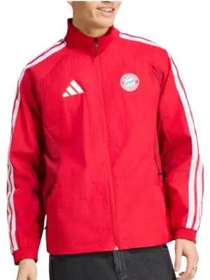 Adidas Fc Bayern Munchen Anthem Track Jacket - Red