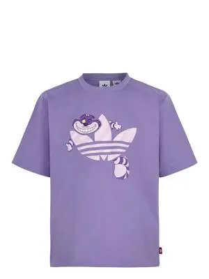 Adidas Disney U T-shirt Asia Sizing 'cheshire Cat - Magic Lilac