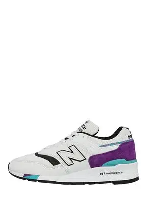 NEW BALANCE 997 Athletic Sneakers - White/purple