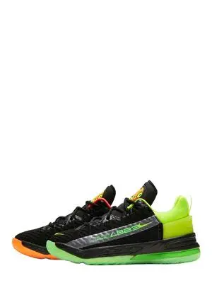 Nike Lebron 18 'soundwave' Sneakers - Black/green/orange