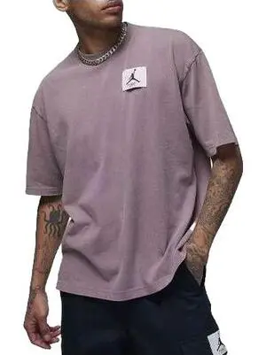 JORDAN Flight Essentials Oversized T-shirt 'purple - Purple/multi-color