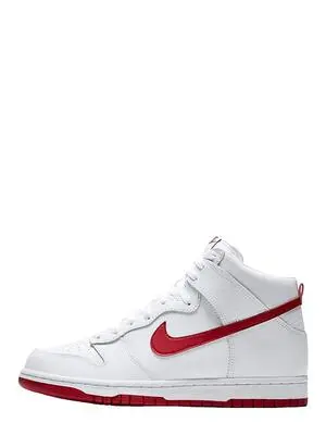 Nike Nike Dunk High Top Sneakers White/red