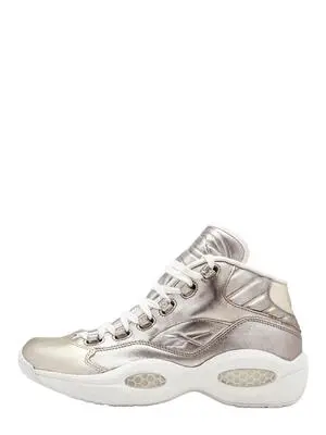 REEBOK Reebok Question Mid "Celebrate" High Top Sneakers Gray/gray