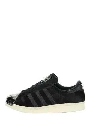 Adidas Original Superstar 80s Metal Toe Sneakers - Black/sliver/white