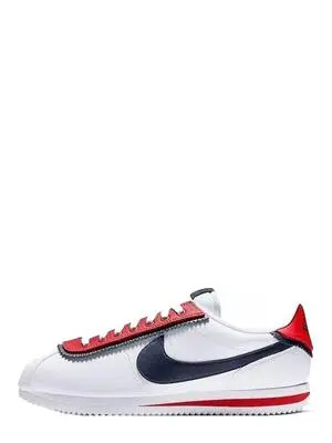 Nike Cortez Basic Se Low Top Sneakers - White/red