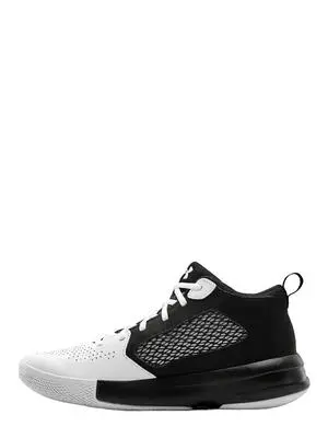 Under Armour Lockdown 5 High Top Basketball Sneakers - White