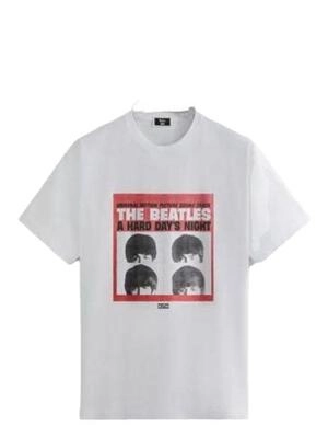 Kith For The Beatles Hard Days Night Vintage Tee - White