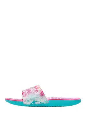 Nike Kawa Tie-dye Slides - Blue/red