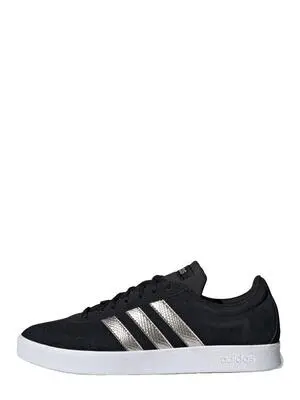 Adidas Vl Court 2.0 Platinum Metallic Sneakers - Black